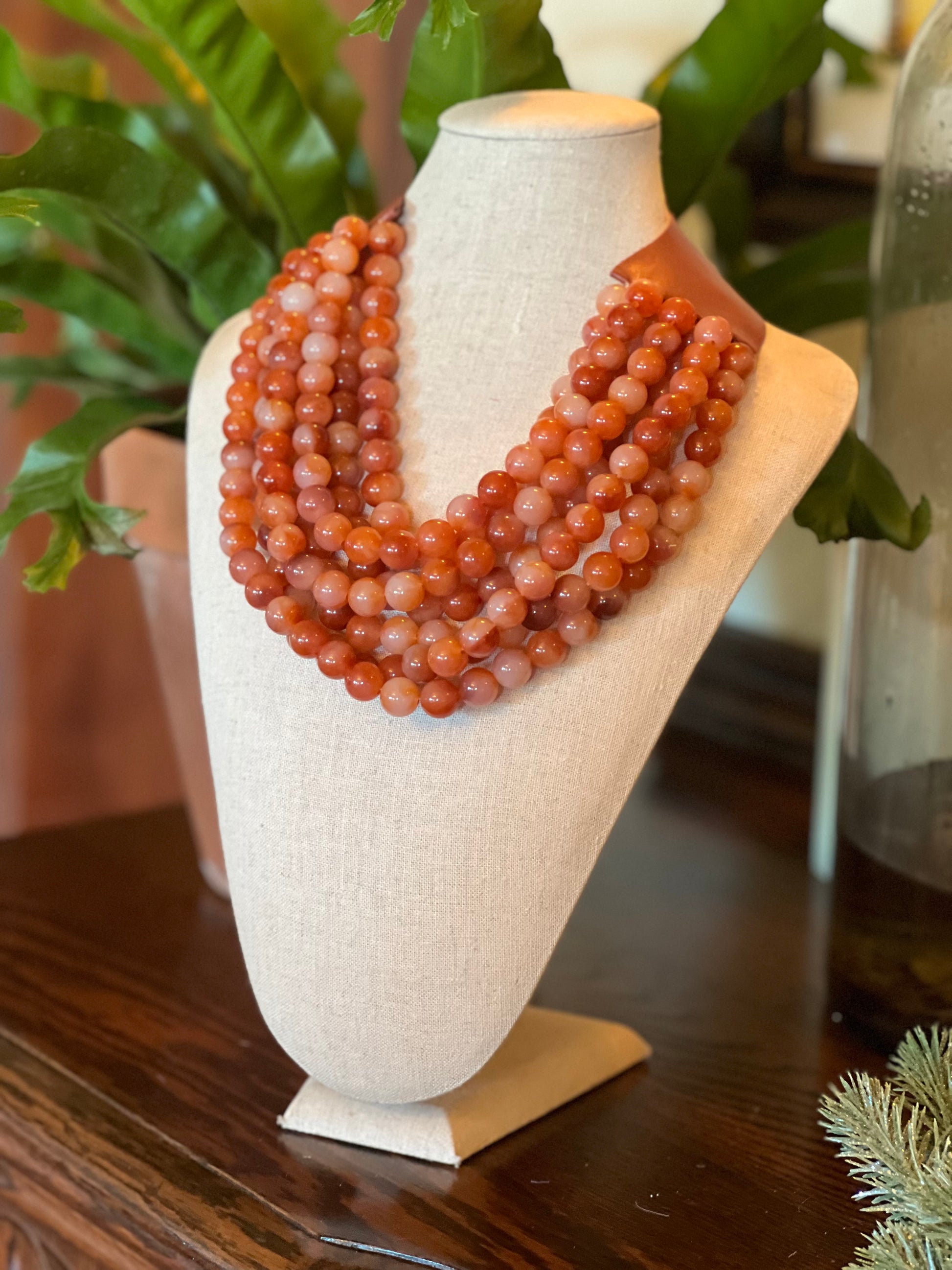 Vreeland Necklace in Rust – Chateau Bel Age Boutique
