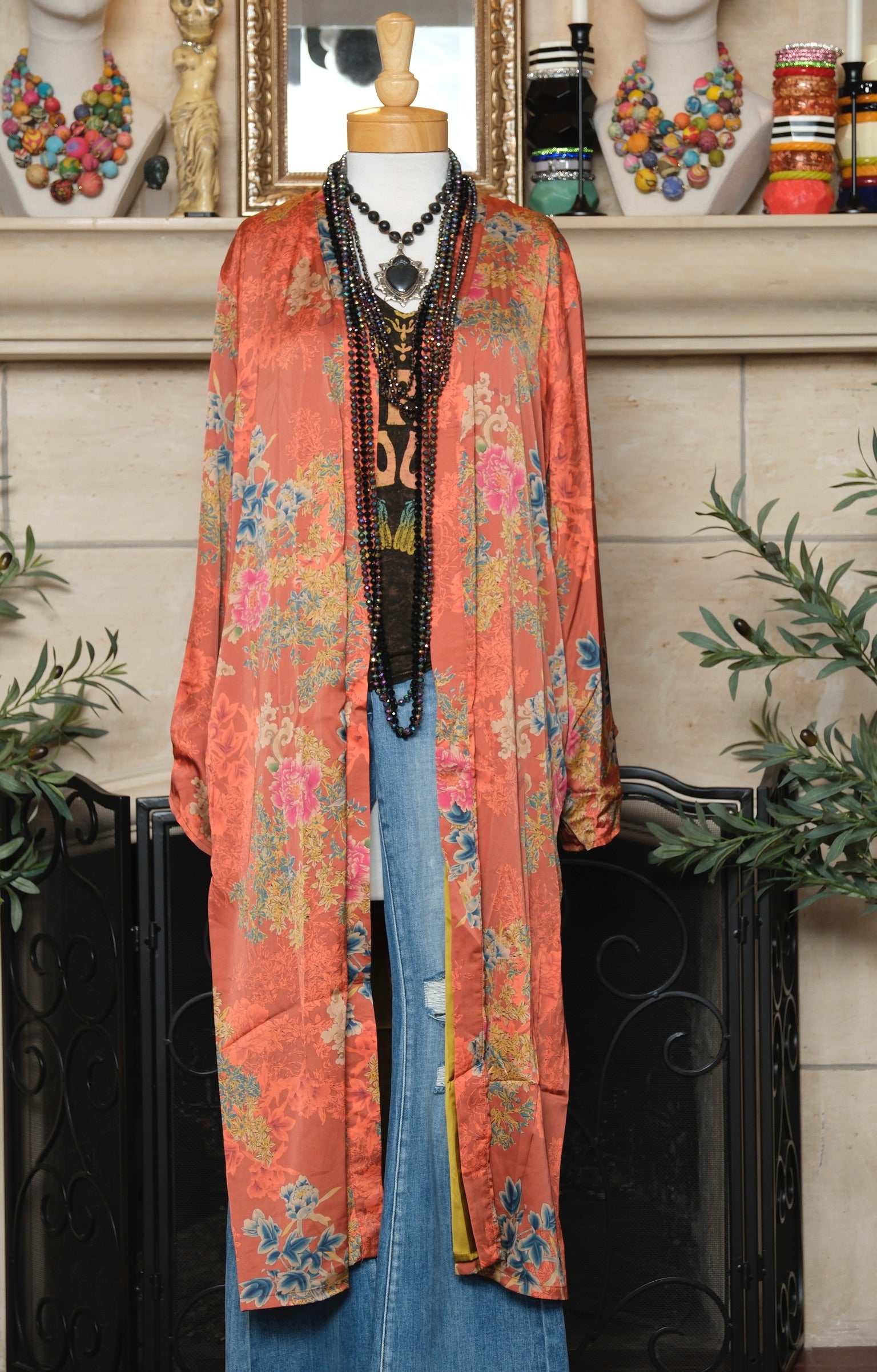 Carnelian Moon Duster Long – Chateau Bel Age Boutique
