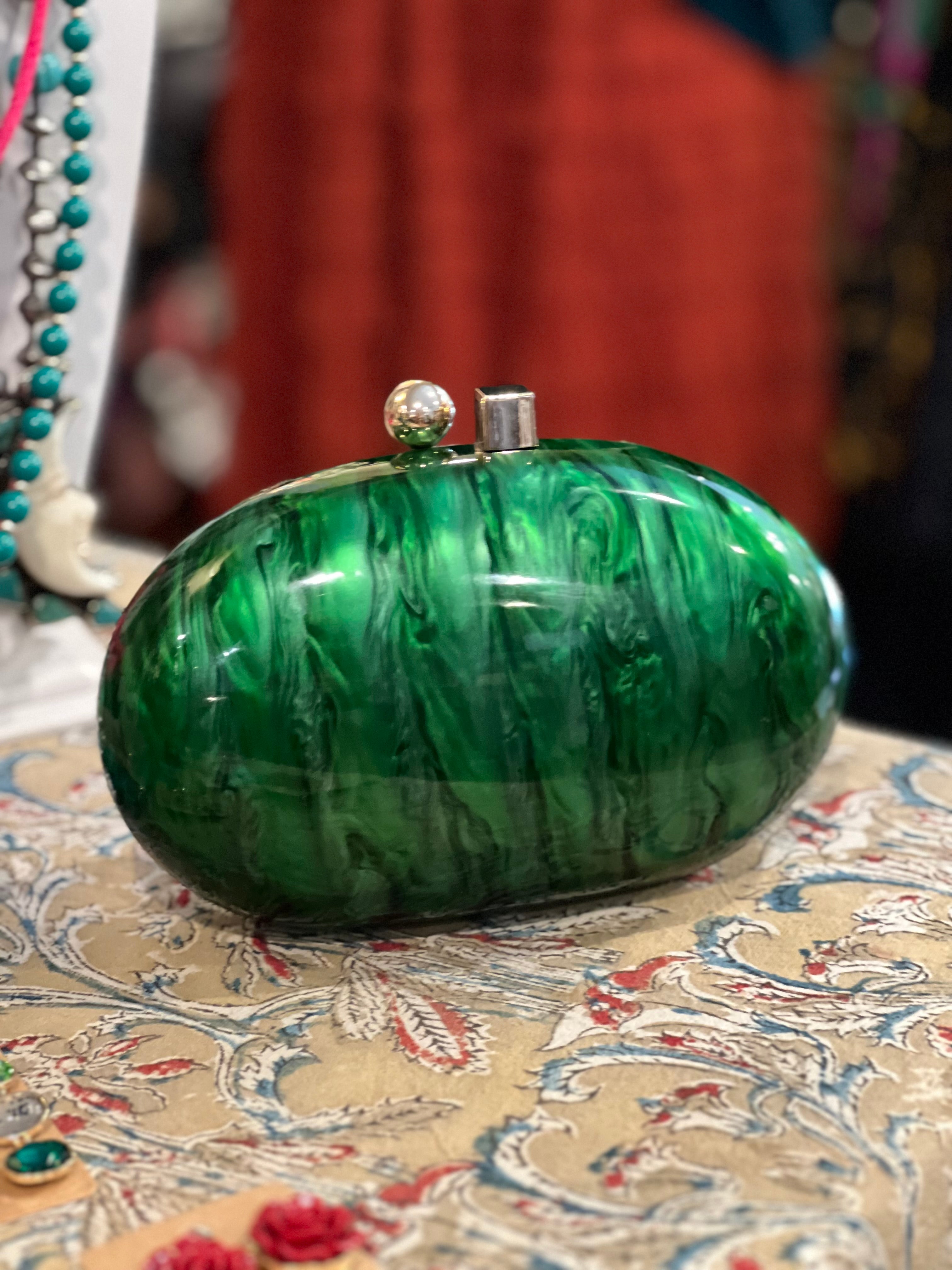 Have a heart Emerald bag – Chateau Bel Age Boutique